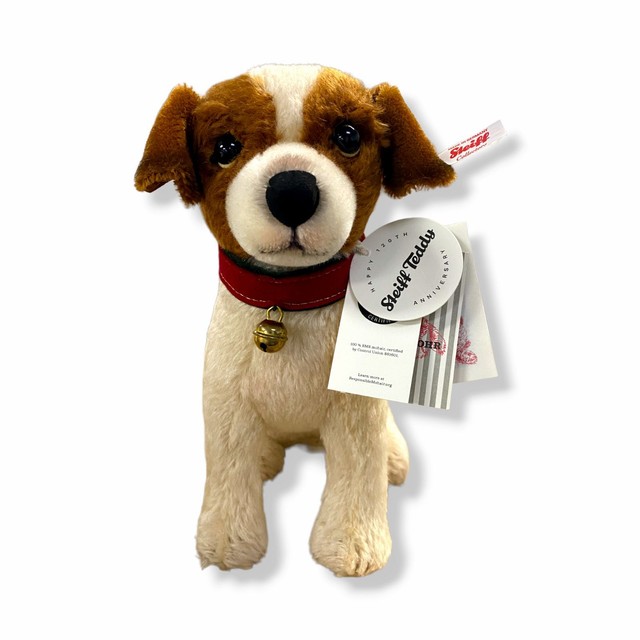 STEIFF Matty 2022 Jack Russell Terrier 10 inches sitting mohair EAN ...