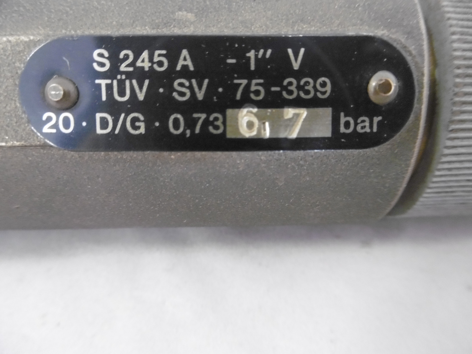 Honeywell Braukmann Sicherheitsventil S245A-1" V/ S 245 A-1" V | eBay