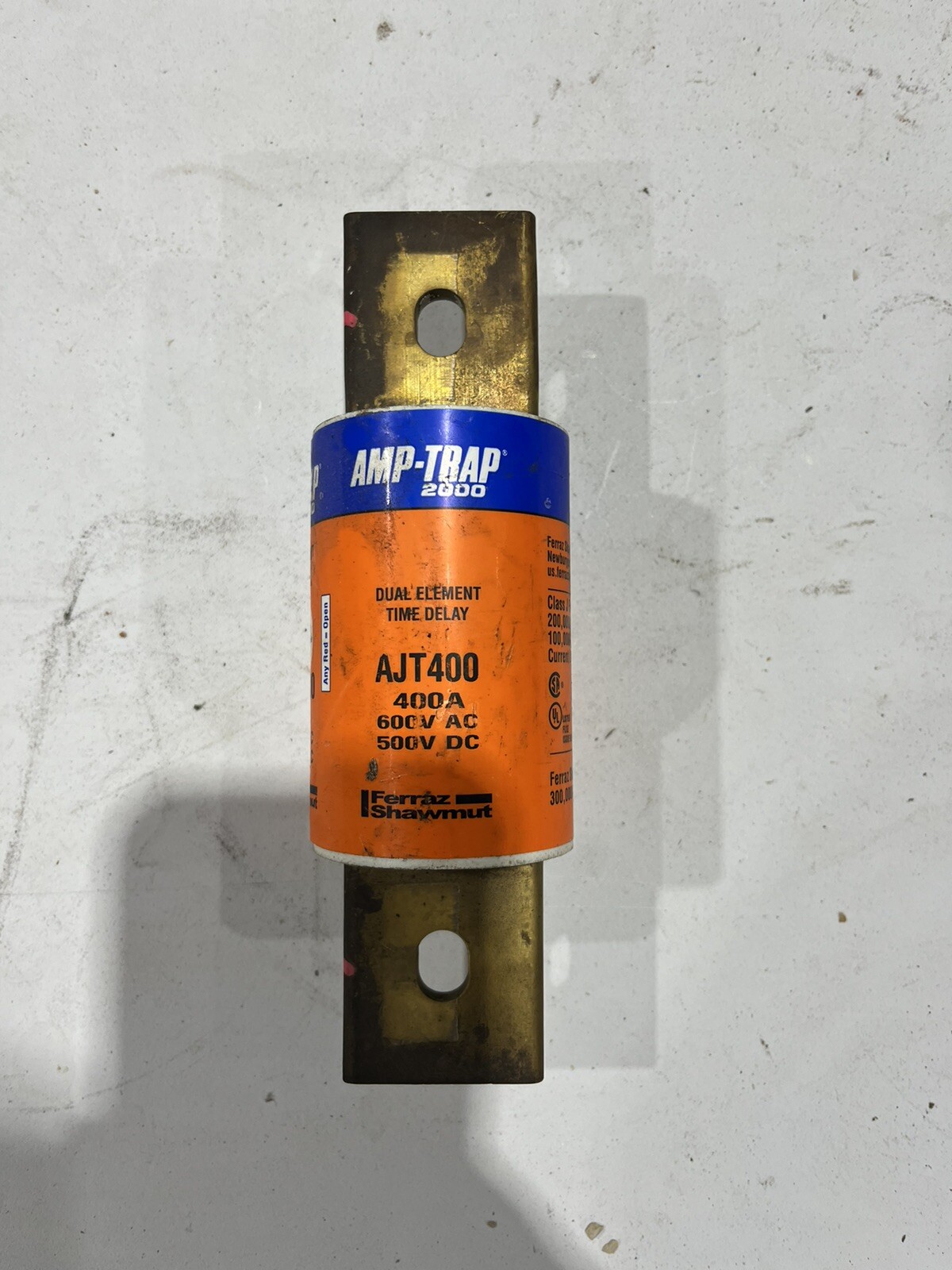 Nice Ferraz Shawmut Smart Spot AJT 400 Amp Fuse Buss LPJ-400SP Class J ...