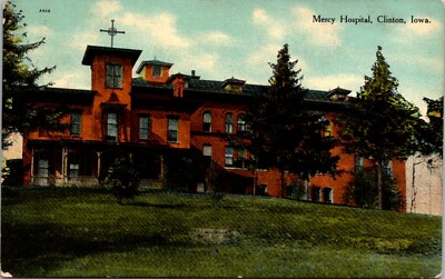 Mercy Hospital Clinton Iowa Postcard | eBay