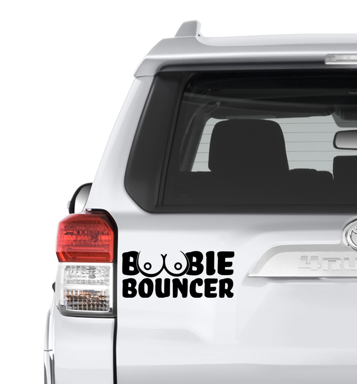 Boobie Bouncer Die Cut Vinyl Decal Window Sticker 4x4 Off Road ...