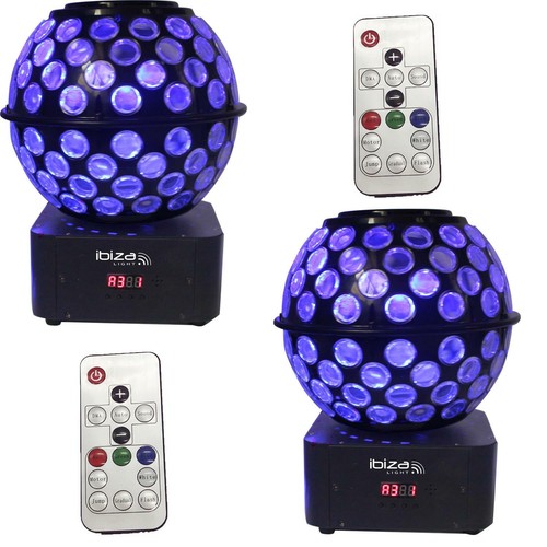 2 x Starball LED Mirrorball Effect Light Starburst Stratosphere DJ Disco | eBay UK