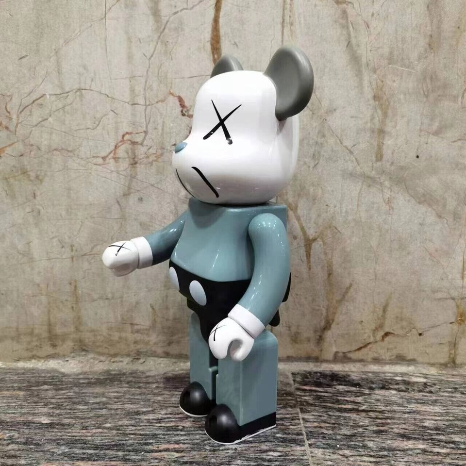 Cross eye 400%Bearbrick Action Figure Home Deco Art Toy Gift For Kaws ...