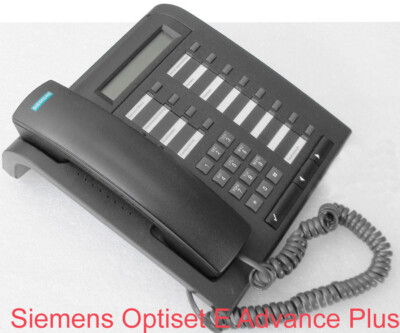 System Phone Siemens Optiset E Advance Plus Black Phone Condition ...