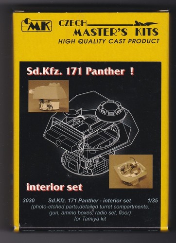 CMK CZECH MASTER'S KITS 3030 - Sd.Kfz. 171 PANTHER INTERIOR SET - 1/35 ...