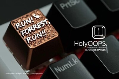 Customized Keycaps, HolyOOPS Run Forest Run Double Anodized Aluminum C1 ...