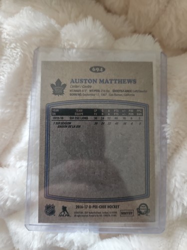 2016-17 O-PEE-CHEE AUSTON MATTHEWS ROOKIE CARD RETRO #694 SP RC | eBay