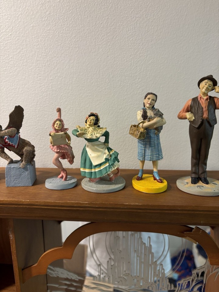 1988 Vtg FRANKLIN MINT Wizard Of Oz MGM Wood Display Case -As Is Plus More READ | eBay