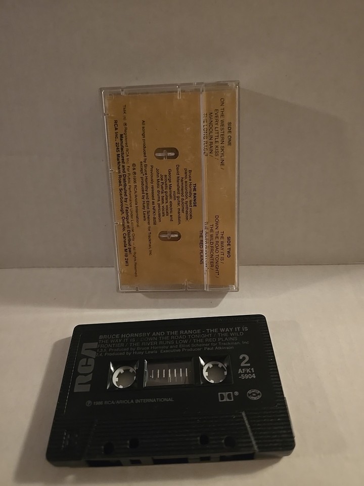 Vintage 1986 Bruce Hornsby And The Range The Way It Is Cassette Tape ...