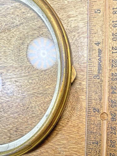 Antique Clock Bezel With Covex Glass (166.5mm Dia, 142.4mm Inner Dia ...