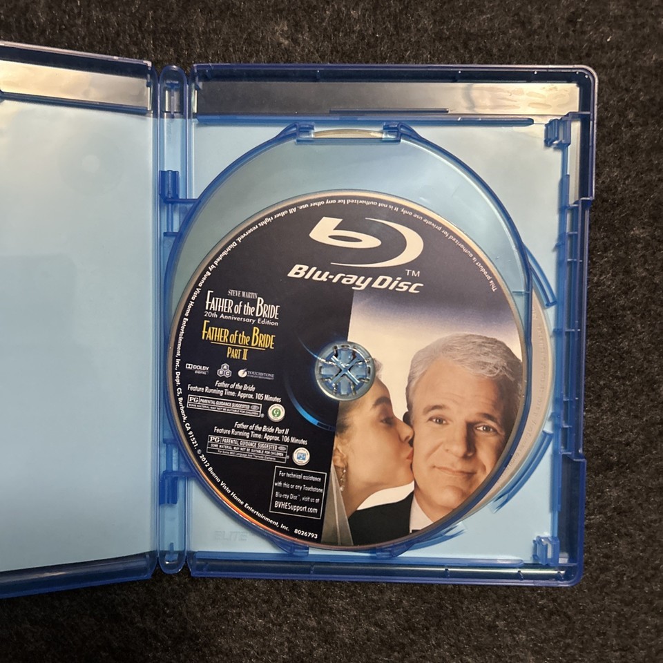 Father Of The Bride / Father Of The Bride 2 Blu-ray 2012 Steve Martin ...