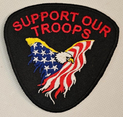Support Our Troops 3.5 Inch x 3.5 Inch Patch *Made In USA* | eBay