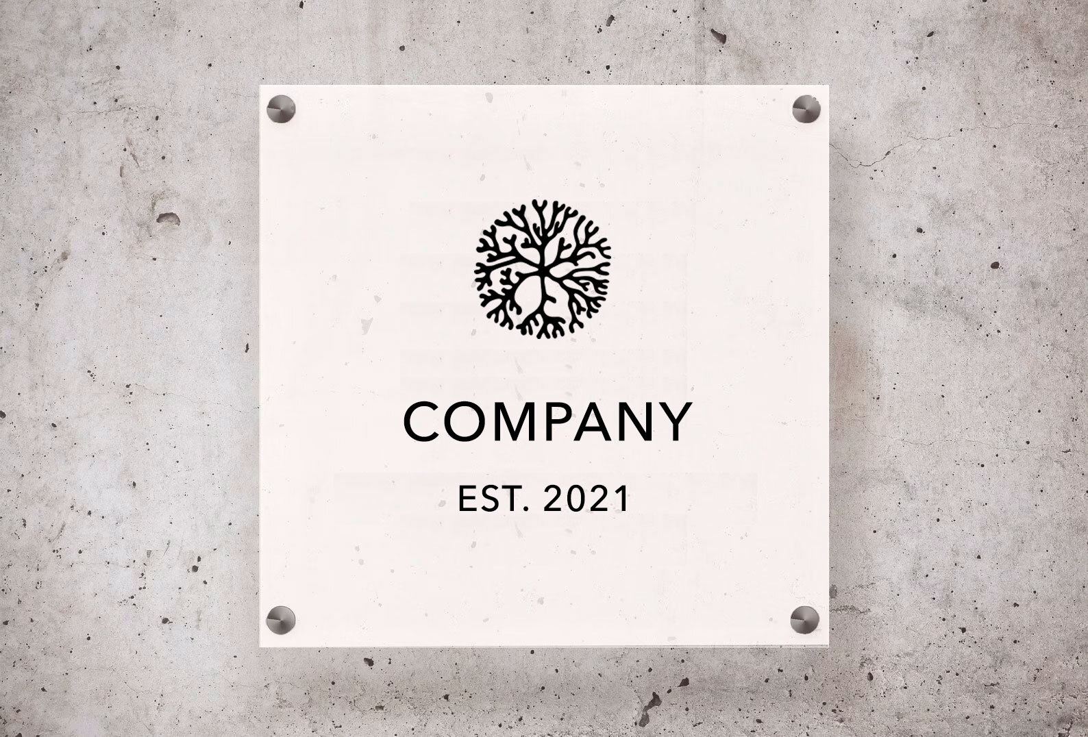 Company Logo Personalised Vinyl Sticker Business Decal Name Sign ...