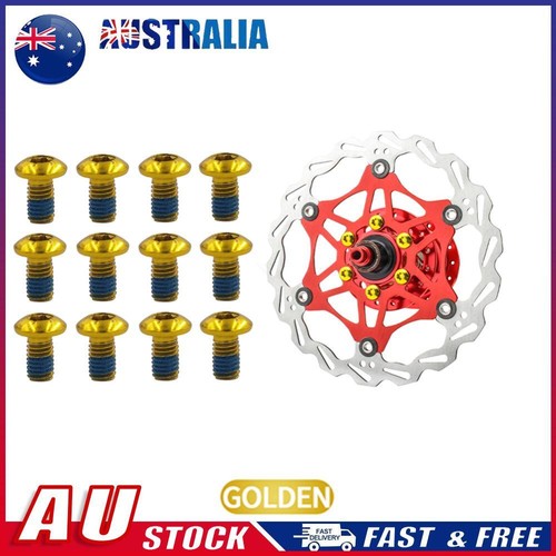 12pcs Bicycle Disk Brake Rotor Bolts Steel Mountain Bike Disc Screws ...