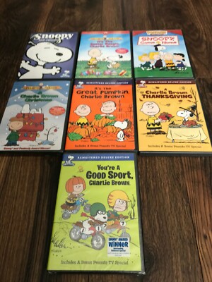 A Charlie Brown, Snoopy. DVD Lot of 7 Like New Condition. 2 Sealed ...