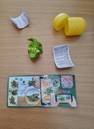 Ü-Ei Figur VV194 Crocodile aus der Serie Splash Animals 2020/2021 incl ...