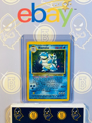 Blastoise 2/130 MP Moderately Played Base Set 2 2000 Pokemon Card Holo ...