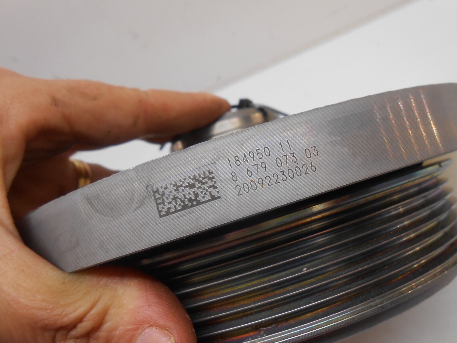 BMW X3 G01 2020 Petrol Crankshaft pulley damper 8679073 CE0145 | eBay