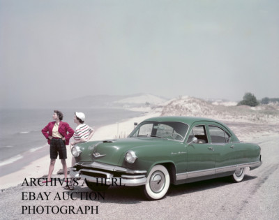 Kaiser Manhattan Sedan factory automobile press introduction photo ...