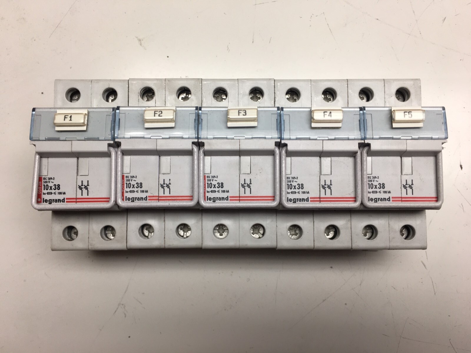 Legrand IEC 269-2 500V 10 X 38 Fuse Holders *Set of 5* | eBay