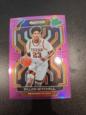 Dillon Mitchell 2022-23 Panini Prizm Draft Picks RATED PROSPECT Purple ...