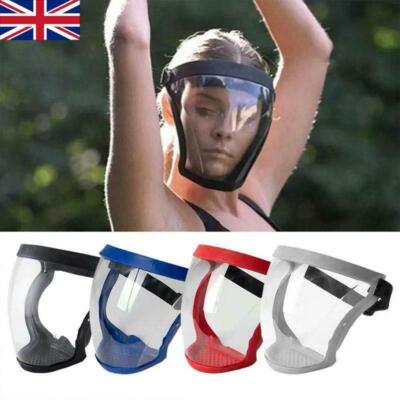 Anti-fog Full Face Shield Super Protective Head Cover Transparent ...