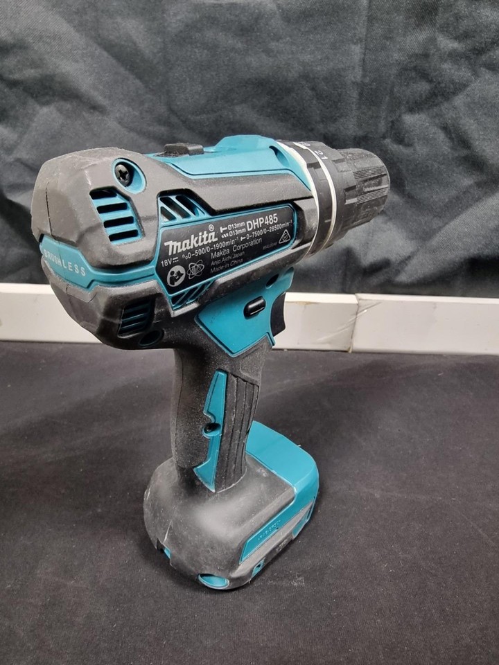 MAKITA DHP485 18V BRUSHLESS CORDLESS HAMMER DRILL/DRIVER (SKIN ONLY) | eBay