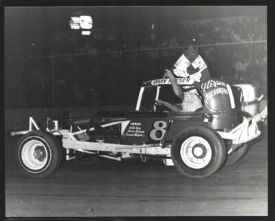 Sports Pub: Wisconsin Dirt Track Modified Stock Car #8 B & W 8 X 10 ...