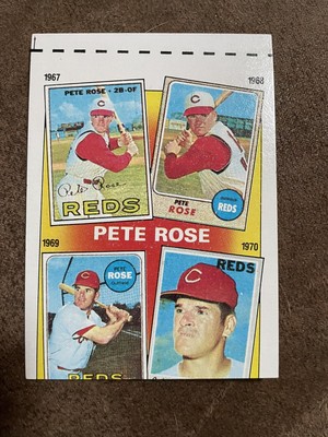 1986 Topps The Pete Rose Years ERROR Card RIP 24’ | eBay