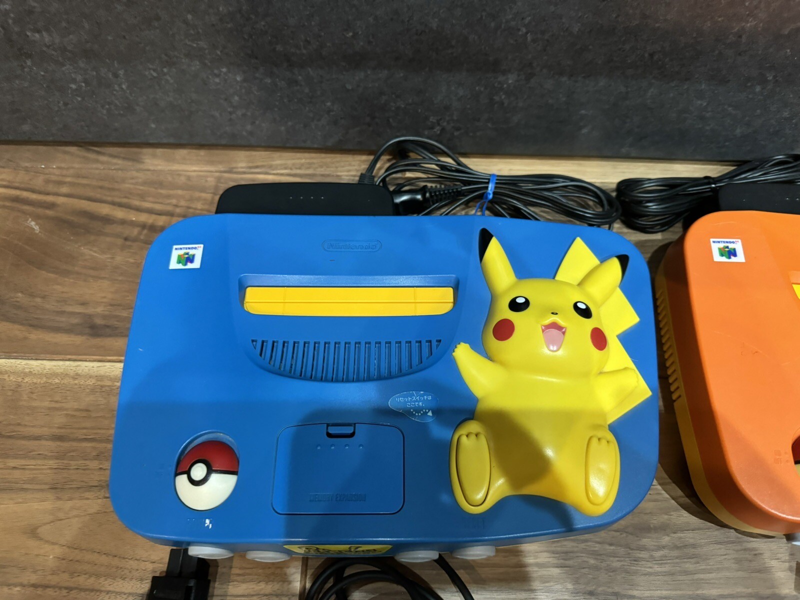 Nintendo 64 N64 Pokemon Pikachu Console Choose Orange and Blue Used | eBay
