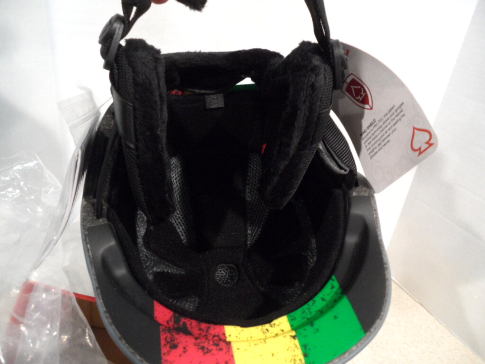 New Pro-Tec Riot Ski Snowboard Helmet S 53cm-54cm Matte Gray Rasta | eBay