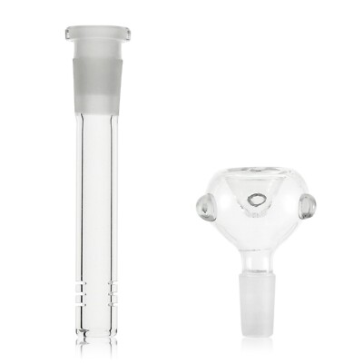 4.5 inch Downstem with 14mm Male Round Bowl for Water Filter Bong Use ...