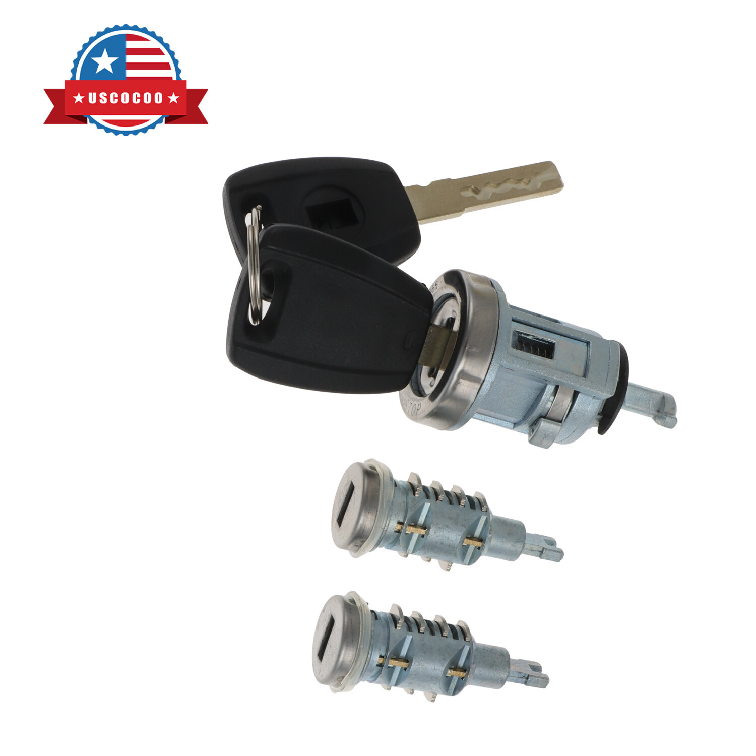 Car Start Switch & Door Lock Cylinder with Keys for Ram Promaster 1500 ...