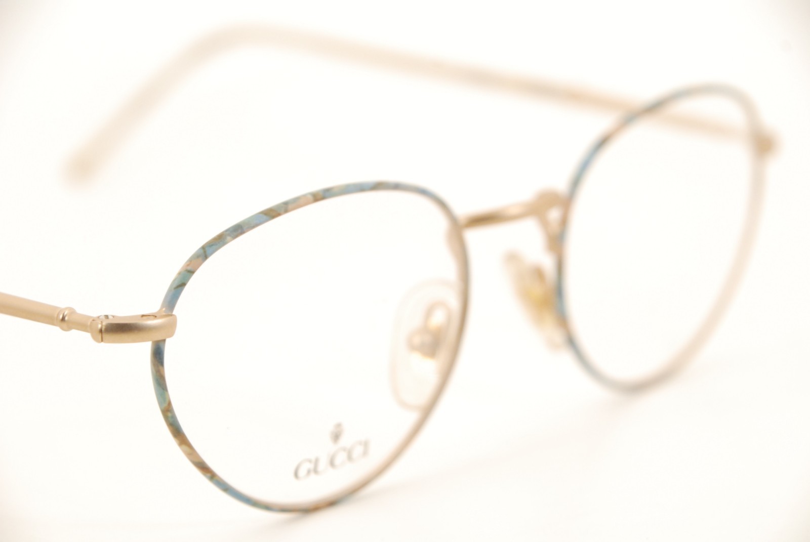 New Vintage Authentic Gucci GG 2373 Matte Gold 52mm Frames Eyeglasses ...