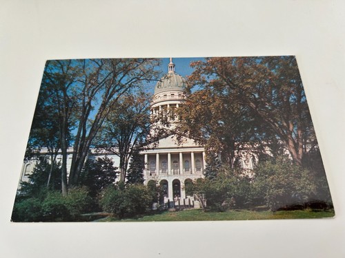 State Capitol Building Augusta Maine Postcard | eBay