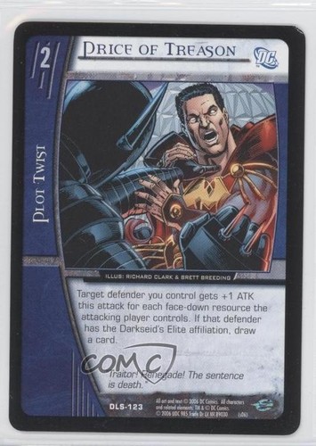 2006 VS System DC Legion of Super Heroes Price of Treason #DLS-123 3v2 ...
