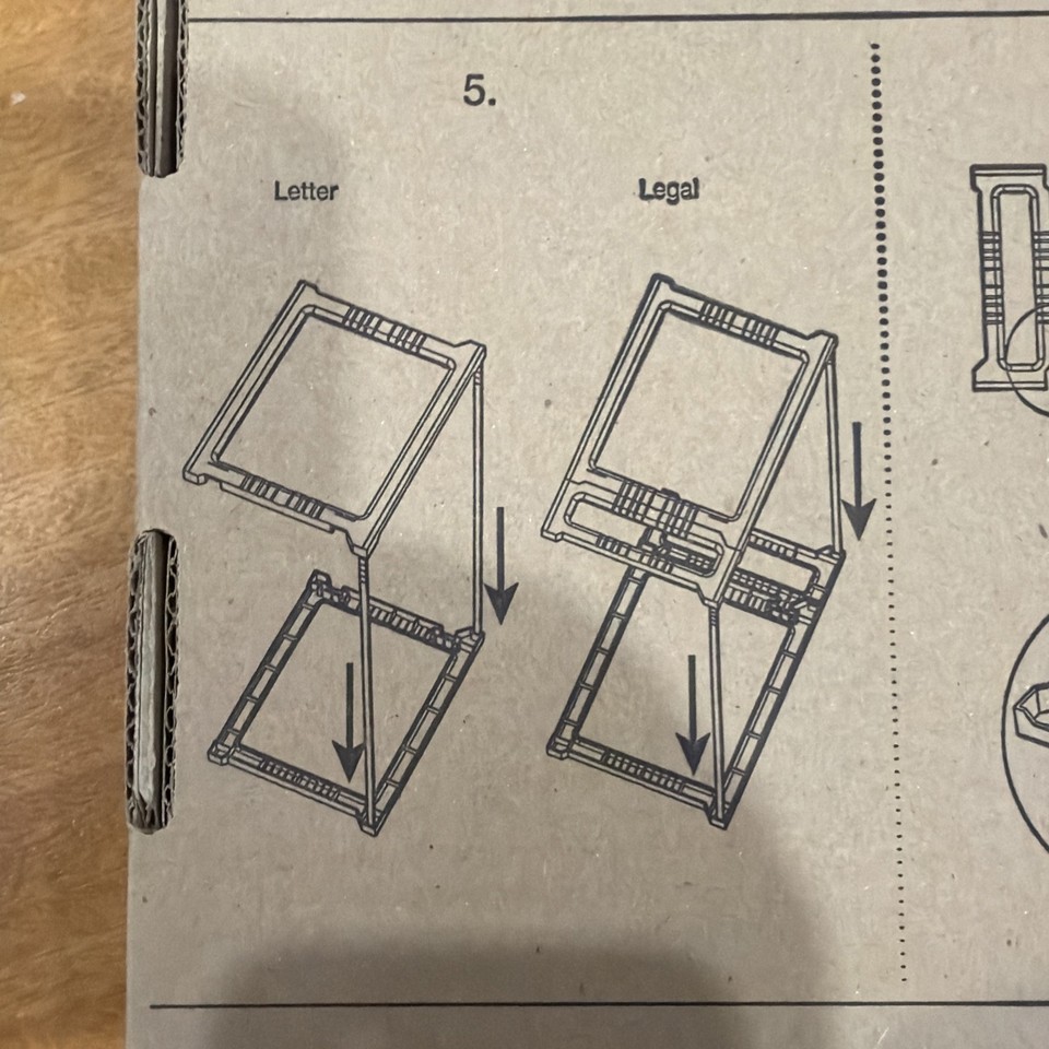 Plastic Hanging File Folder Frame, 18 Inch, Letter and Legal Size. 1 ...