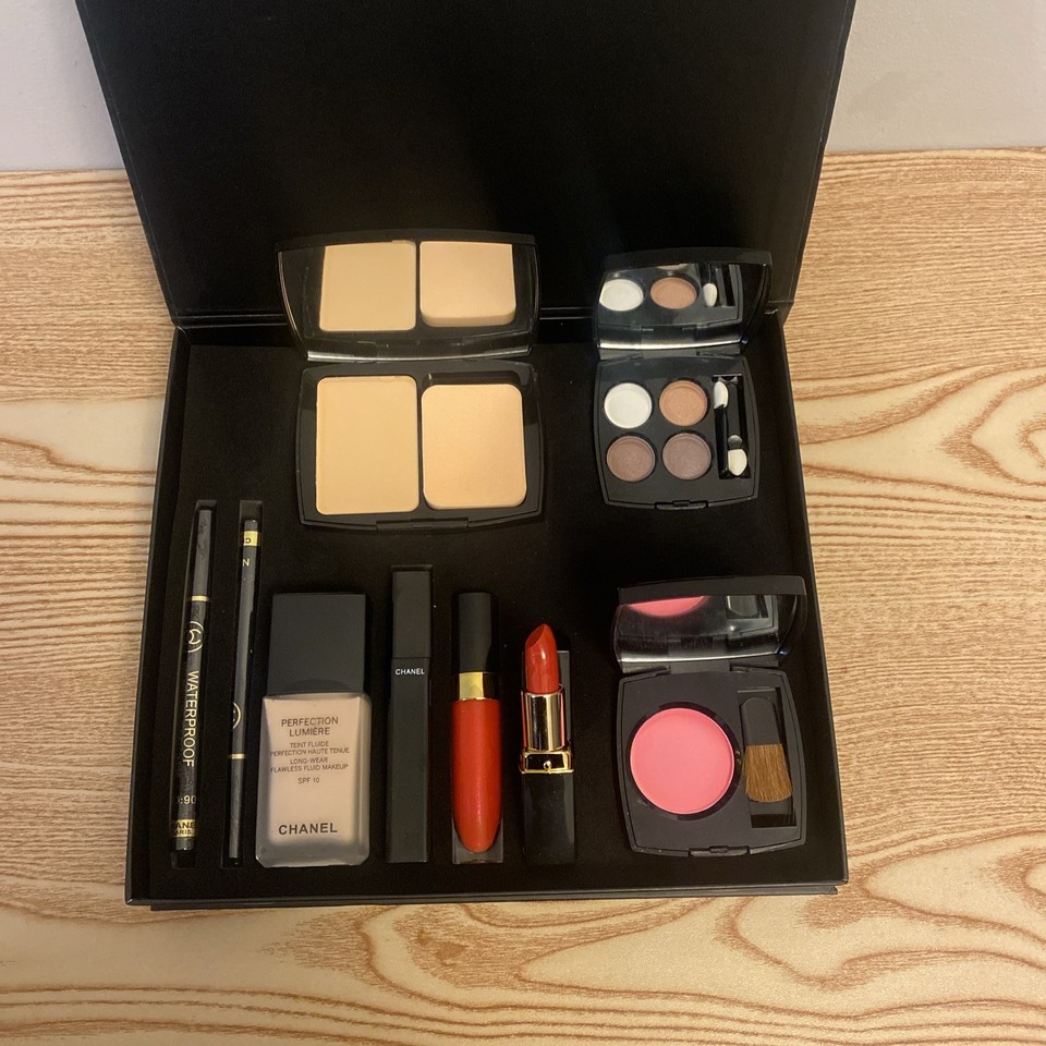 Chanel Makeup Gift Set - 9 PCs Foundation-blush-lipstick Perfect ...