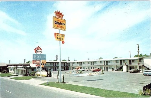 Postcard MOTEL SCENE Merced California CA o/19 AJ0096 | eBay