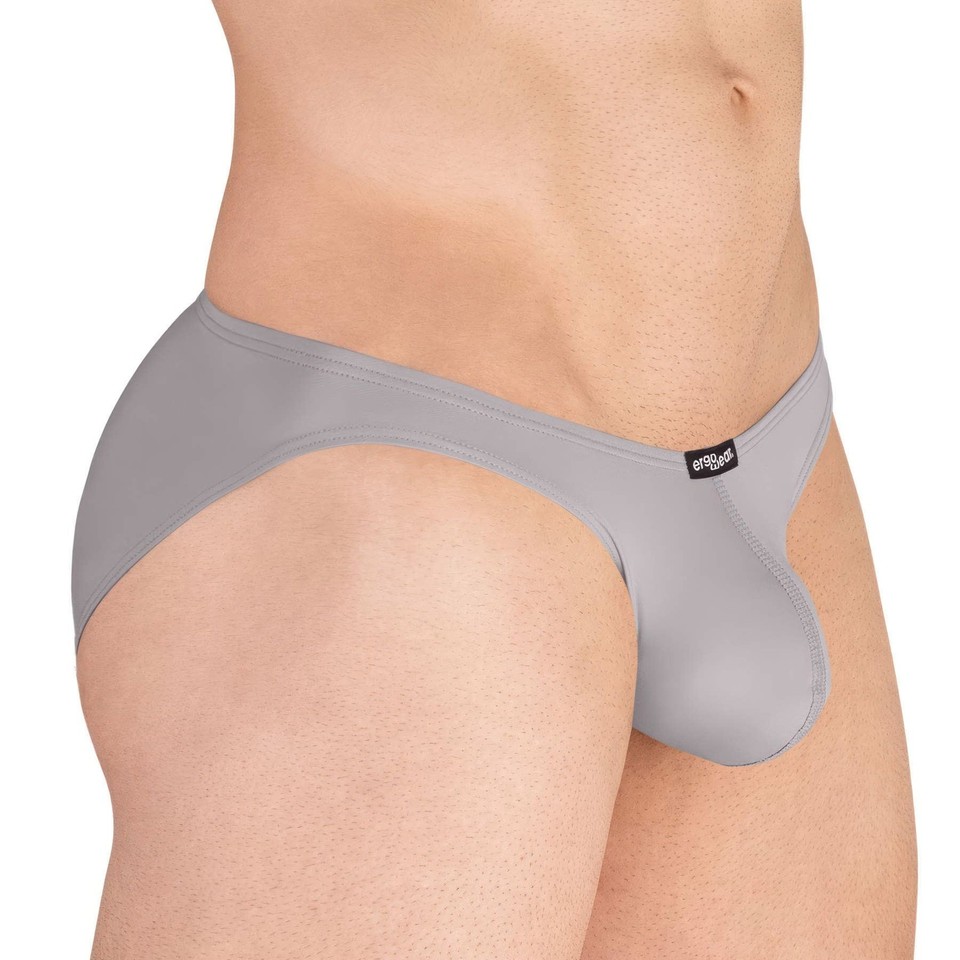 Ergowear X4D Silver Grey Bikini Brief mens underwear enhancing bulge pouch micro | eBay UK