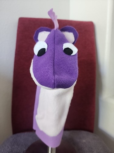 Baby Einstein Handmade Purple Anteater Handmade Hand Puppet. Kids. Cute ...