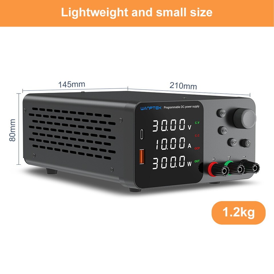 0-30V/60V/120 3A/5A/10A Adjustable Lab DC Power Supply Bench Variable ...