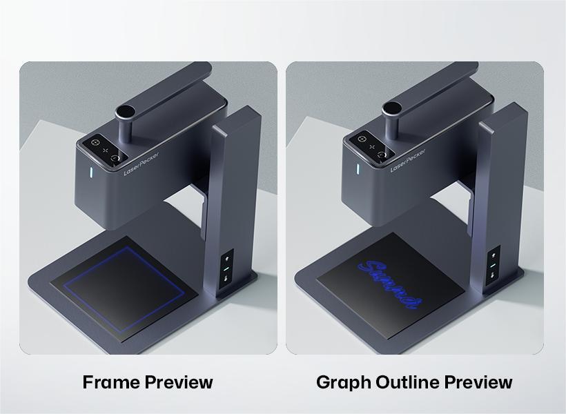 Refurbished 95% NEW LaserPecker LP2 5W Laser Engraver Cutter for Wood ...