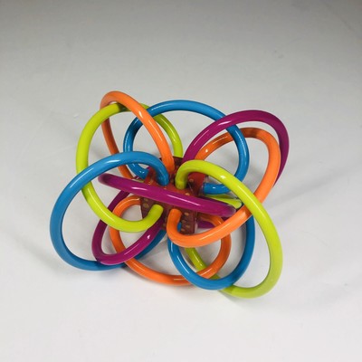 Developmental Baby Toys Manhattan Toy Winkel Rattle and Sensory Teether Toy