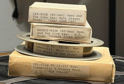 DISNEY 16mm film TRAILER LOT! SWORD IN THE STONE, THAT DARN CAT and ...