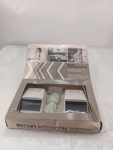 1980S Vintage Echo Wireless Intercom System Model No. Echo WS-4 New | eBay