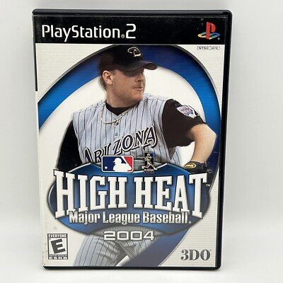 High Heat Major League Baseball 2004 (Sony PS2, 2003) Near-Mint Cond ...