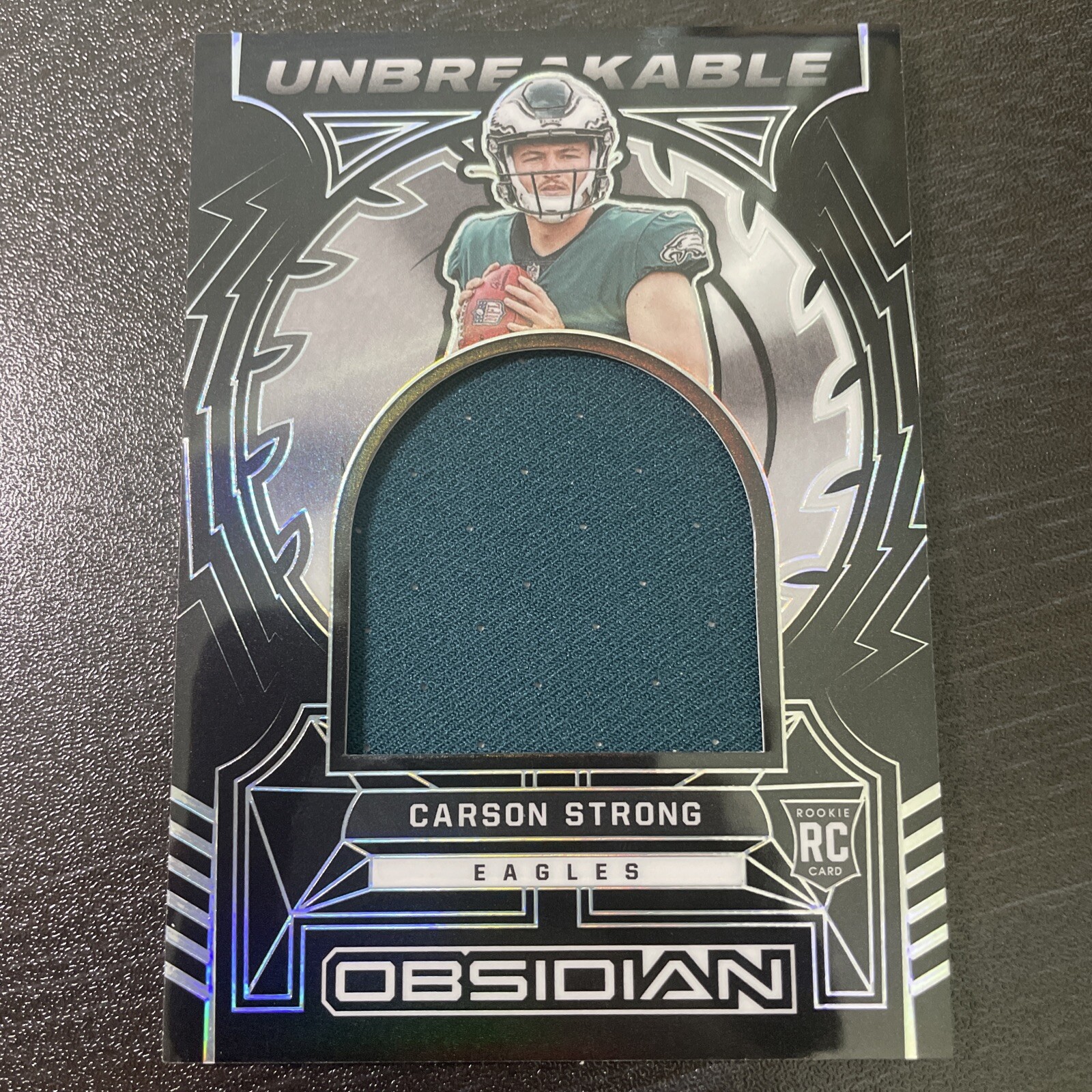 2022 Panini Obsidian - Unbreakable Material Carson Strong #UM-CST /125 ...