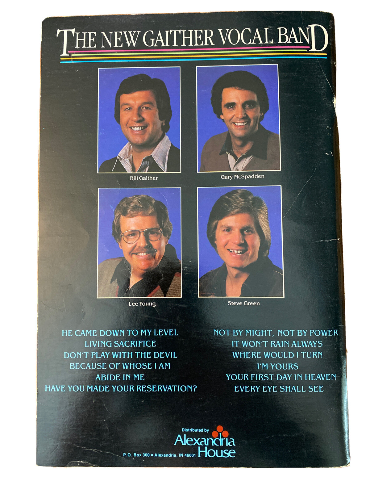 THE NEW GAITHER VOCAL BAND Songbook~1982~TTBB~Debut Album~Southern ...