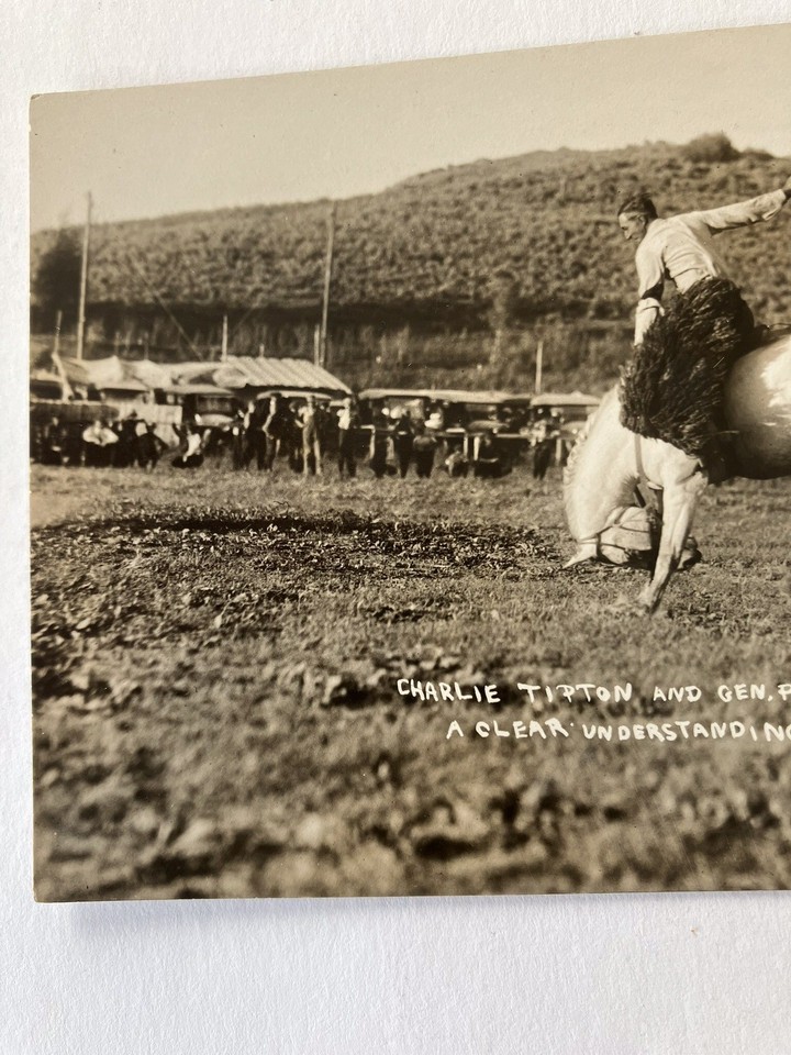 RPPC CHARLIE TIPTON AND GEN PERSING AT HAYDEN , COLORADO - Real Photo ...
